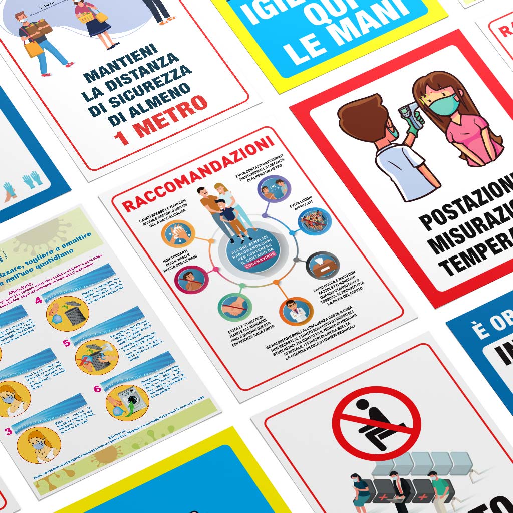 Cartelli Informativi Covid