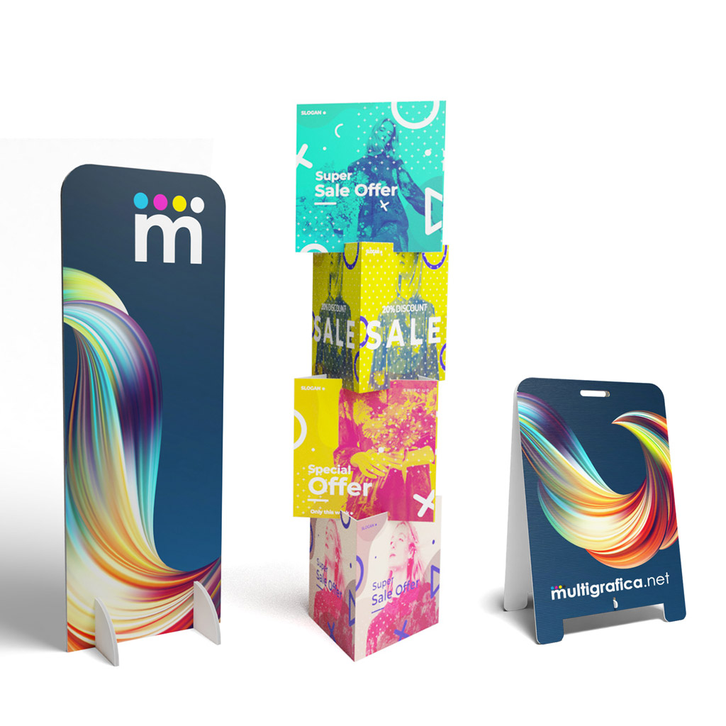 Totem pubblicitari online | Stampa totem personalizzati