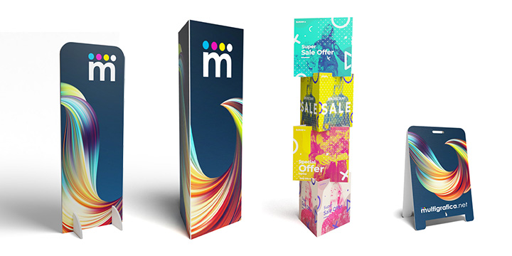 Totem pubblicitari online | Stampa totem personalizzati